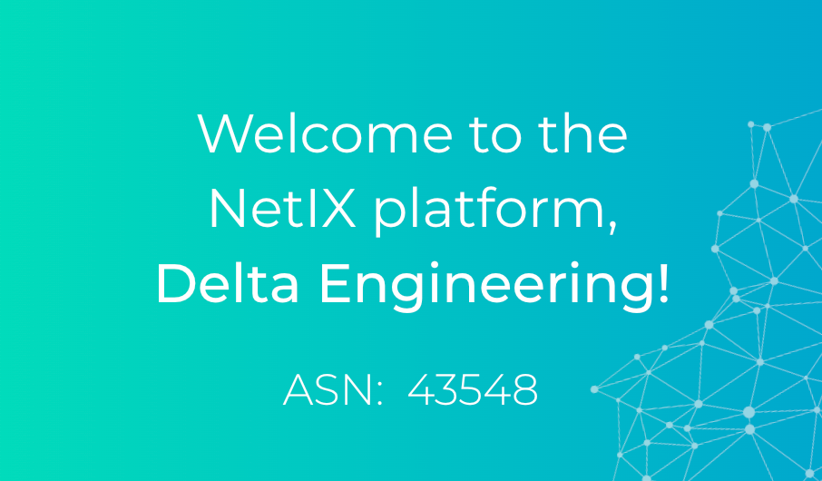 Delta Engineering is the newest network to join NetIX!